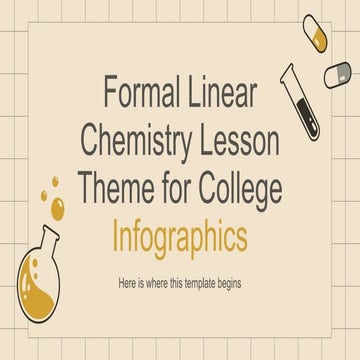 Formal Linear Chemistry Lesson Theme for College Infographics by ...