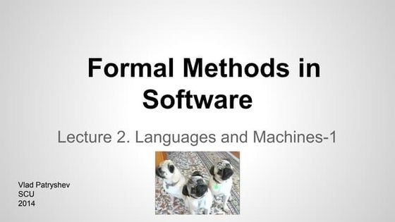 Formal methods 5 - Pi calculus | PPT