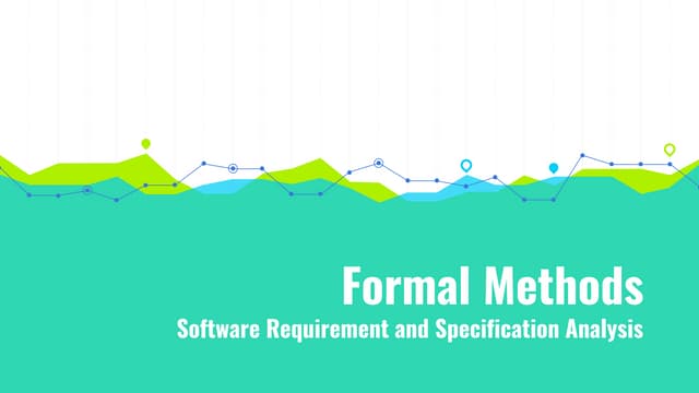 #1 formal methods – introduction for software engineering | PPTX