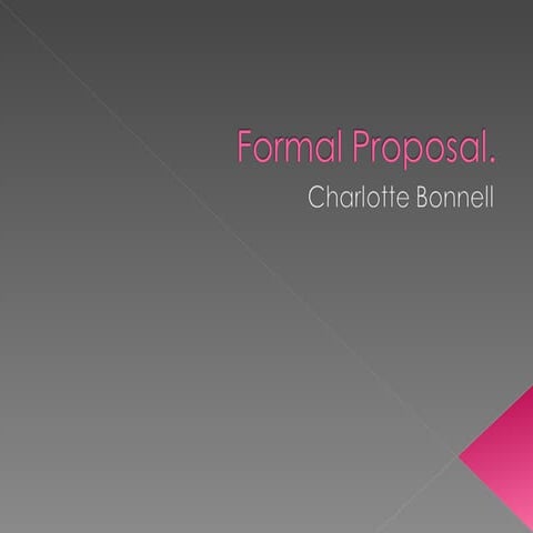 Formal proposal | DOCX