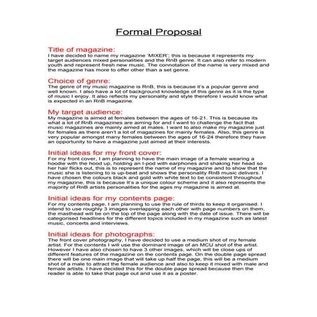 Formal proposal (blog) | DOC