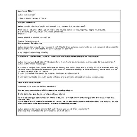 3. formal proposal radio advertisement | DOCX