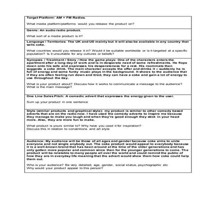 Formal proposal radio ad | PDF