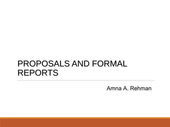 Sample template of report writing | PDF