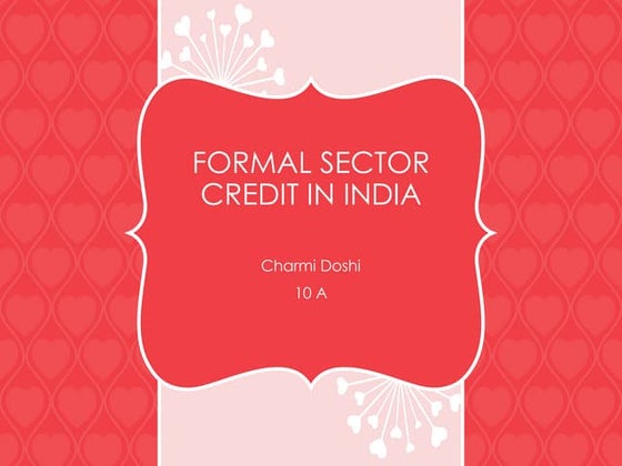 Class:10 Economics Money and credit | PPT