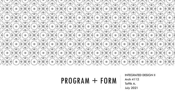 Basic Design - Primary elements: Planar & Volumertic | PDF