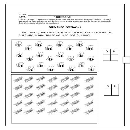 Formando grupos de 10