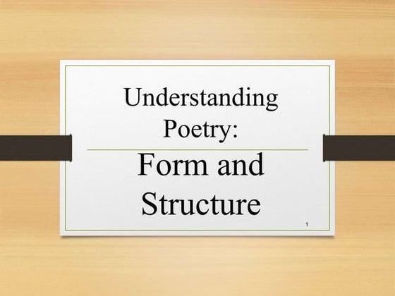 Poetic devices | PPT