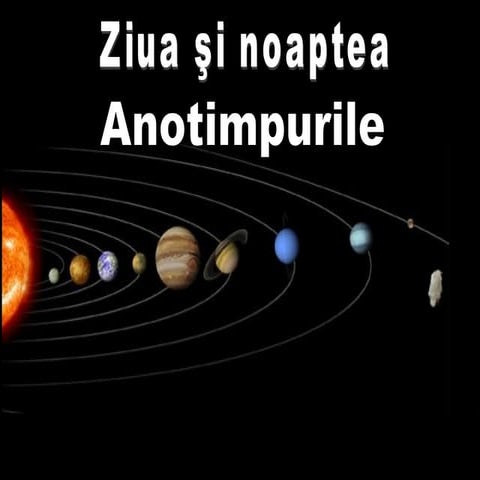 Formarea zilelor, a noptilor si a anotimpurilor | PPT