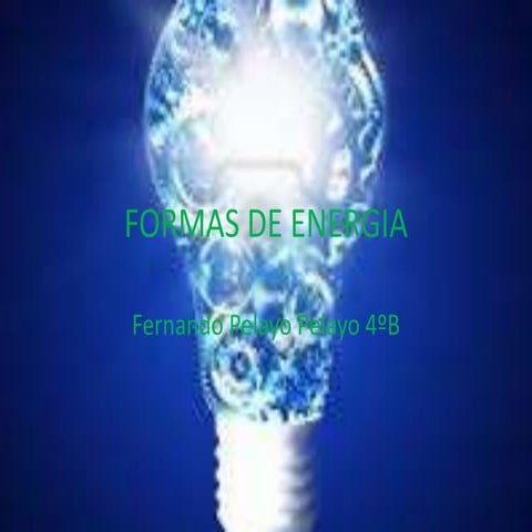 Formas de energia | PPTX