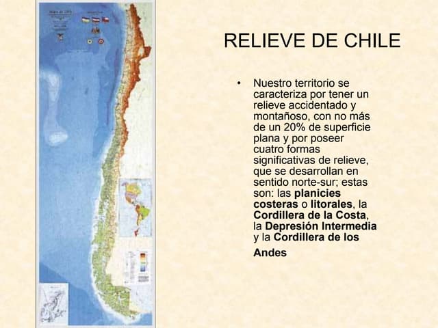 Relieve De Chile.
