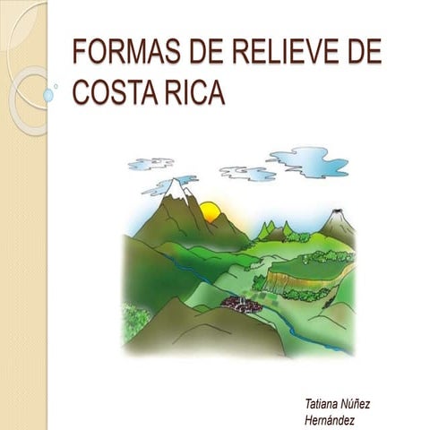 Formas de relieve de Costa Rica | PDF
