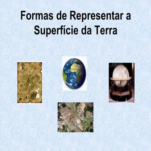 Formas de representar a superfície da terra | PDF