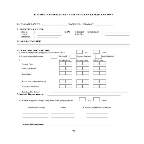 Form askep kosong | PDF