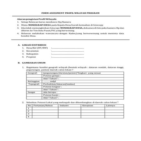 Form assessment | DOCX