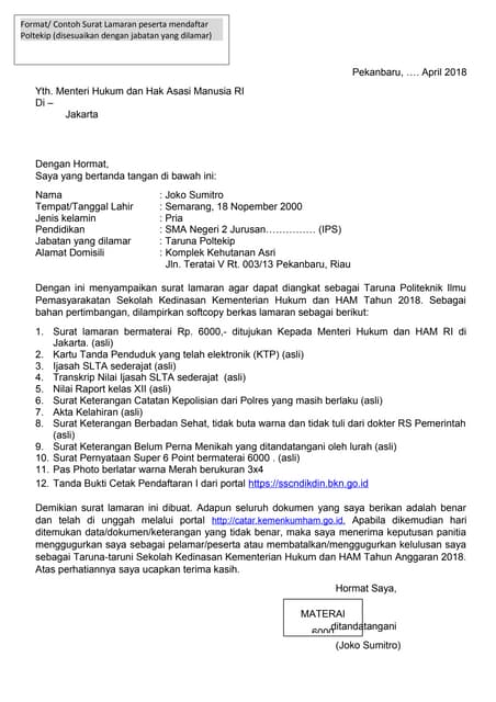 format surat lamaran umum.doc
