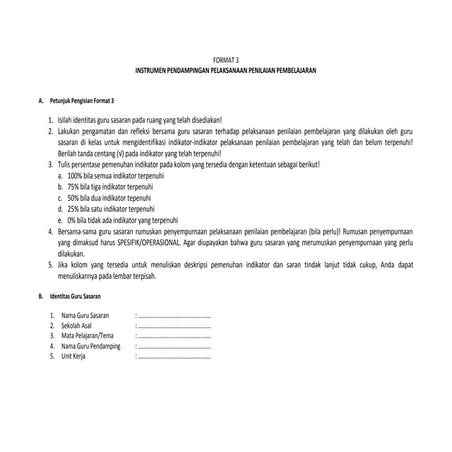 Format 3 instrumen penilaian 2 | DOC