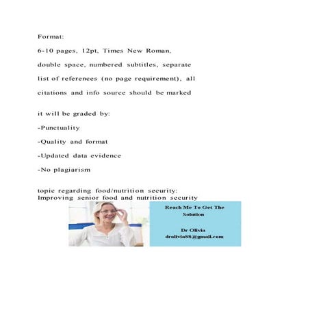 Format6-10 pages, 12pt, Times New Roman, double space, numb | DOCX