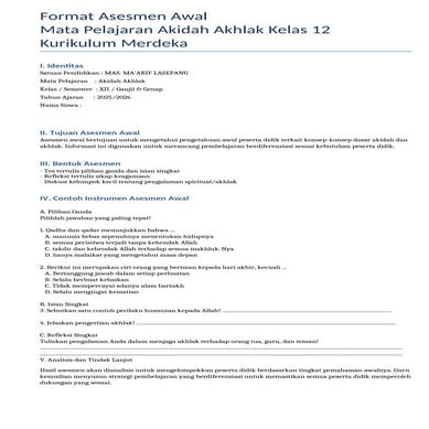 Format_Asesmen_Awal_Akidah_Akhlak_Kelas_12.docx