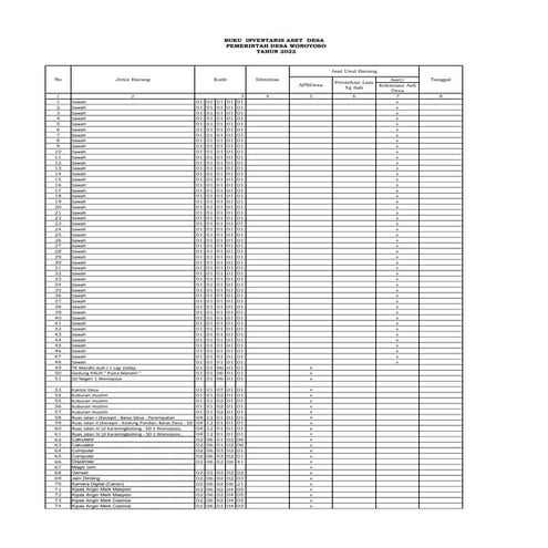 LAPORAN BUKU INVENTARIS BARANG | PDF