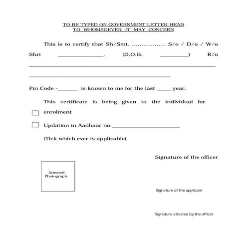 Format for address_change_by_mpmla_gazzeted_officer | PDF