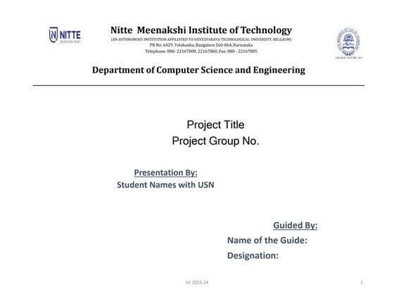 End-Term Project Presentation Template.pptx | Technology & Computing