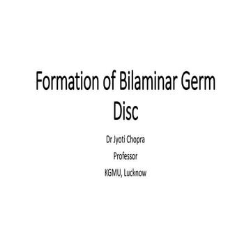 Trilaminar germ disc (week 3 embryology) | PPTX