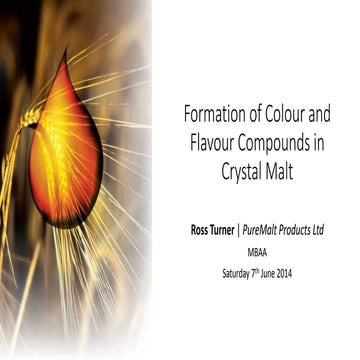 Formation of colour and flavour compounds in crystal copy | PPTX