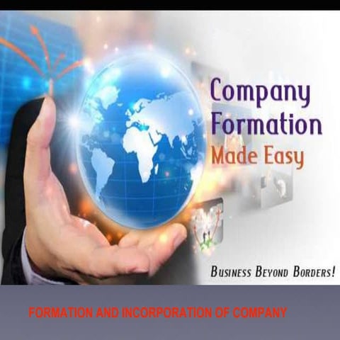 Formation of company | PPT