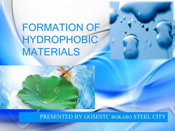 Super hydrophobic material | PPT