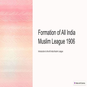 FORMATION OF MUSLIM LEAGUE PRE-PARTITION.pptx