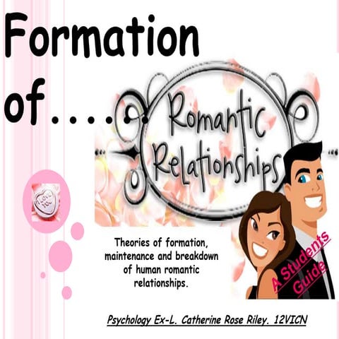 Formation Of Romantic Relationships | PPT