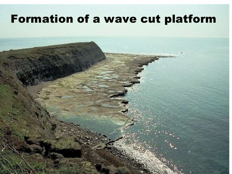 Formation of wave cut platform
