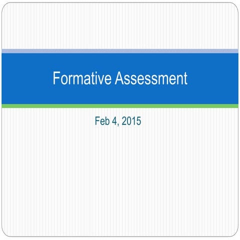 Formative assessment 2 4 | PPT