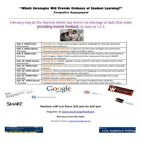 Formative assessment flyer | PDF