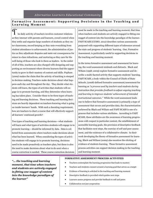 Assessment as learning.pdf