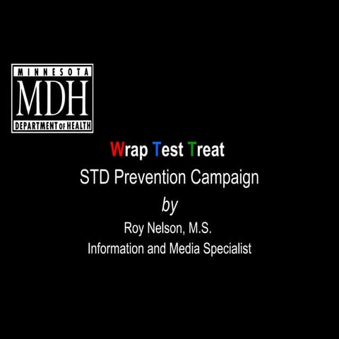 Wrap Test Treat - STD Prevention Campaign | PPT