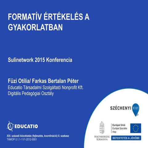 Füzi Otília és Farkas Bertalan Péter: Formativ Értékelés | PPTX