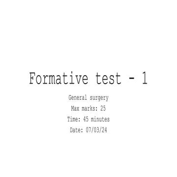 Formative test - 1 General Surgery.pptx