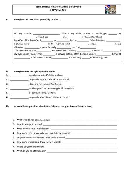 Four corner test 4D | DOCX