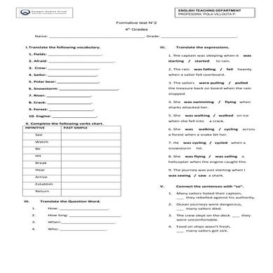 Vocabulary 3 worksheet | DOCX