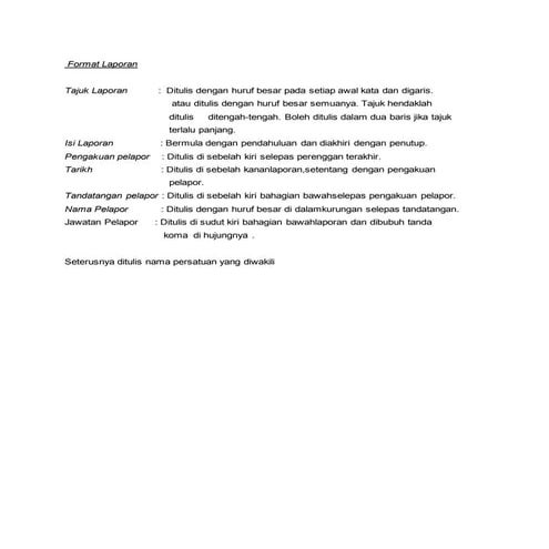 Format laporan 1 | DOCX