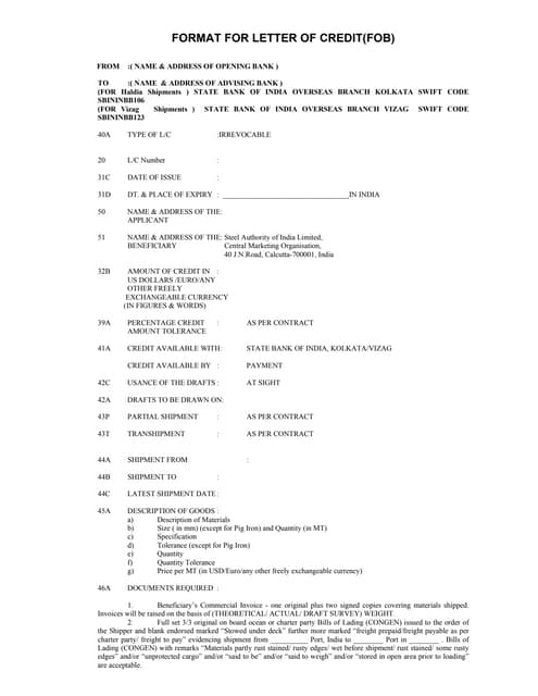 Lc Template Nov10 | PDF