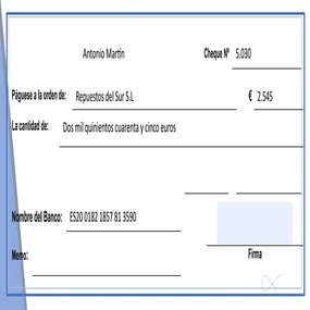 Plantilla De Cheque En Blanco Pdf Ilustración De Plantilla De Cheques