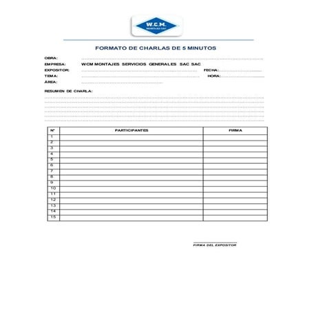 Formato de charlas_de_5_minutos_wcm | DOCX
