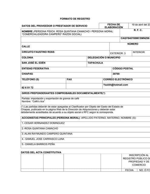 Sf001 formato de uso multiple llenable | PDF