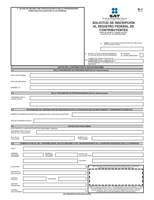 Sf001 formato de uso multiple llenable | PDF