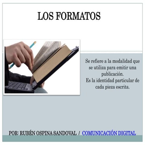 Tipos de Formatos | PPTX