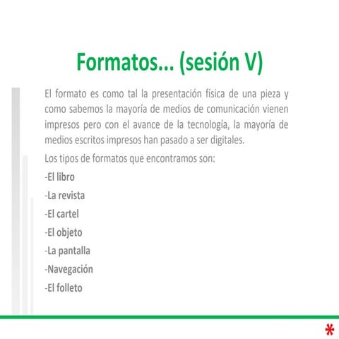 Formatos | PPT | Technology & Computing