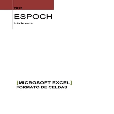 Formatos de celdas | PDF